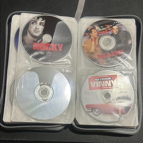 Media | 98 Disc Dvd Collection With Black Case Included | Poshmark